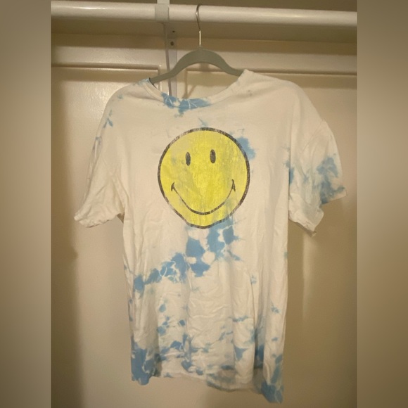 Urban Outfitters | Tops | Smile Face Oversized Tee | Poshmark